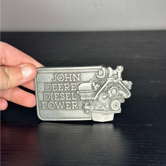 John Deere | Accessories | Vintage John Deere Diesel Power Belt Buckle ...